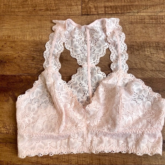 Felina | Intimates & Sleepwear | Nwot Felina Pale Pink Razorback Lace ...